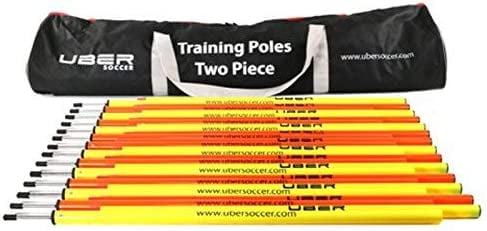 Professional Quality Speed and Agility Training Poles - Set of 12 Poles ...