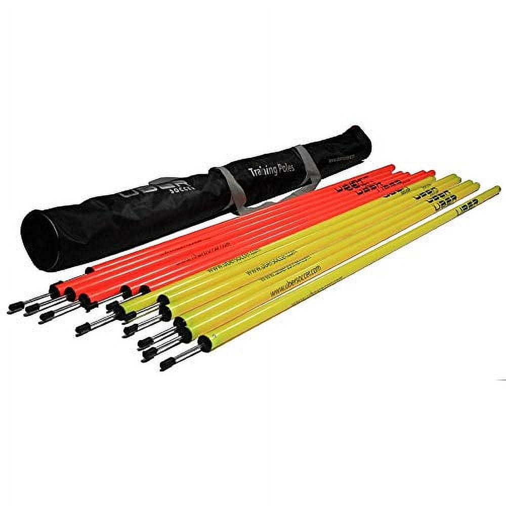 Professional Quality Speed and Agility Training Poles - Set of 12 Poles ...