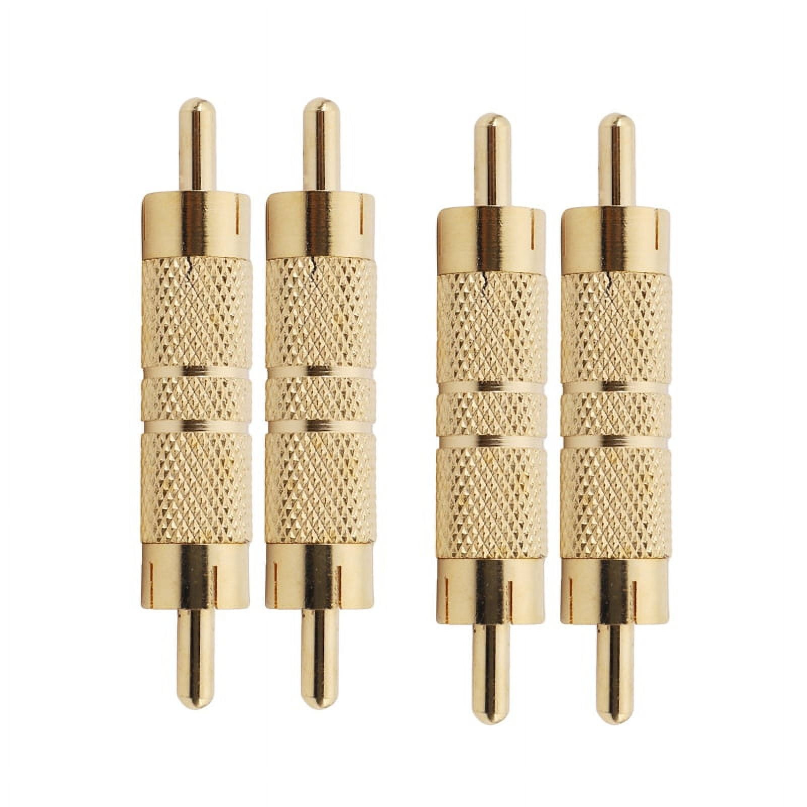 Professional RCA Male to Male RCA Coupler Adapter Converter Connector ...