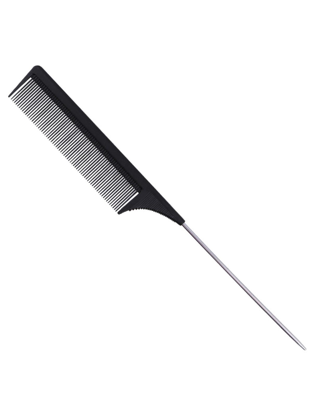Professional Rat Tail Comb Heat Resistant Teasing Combs with Stainless ...
