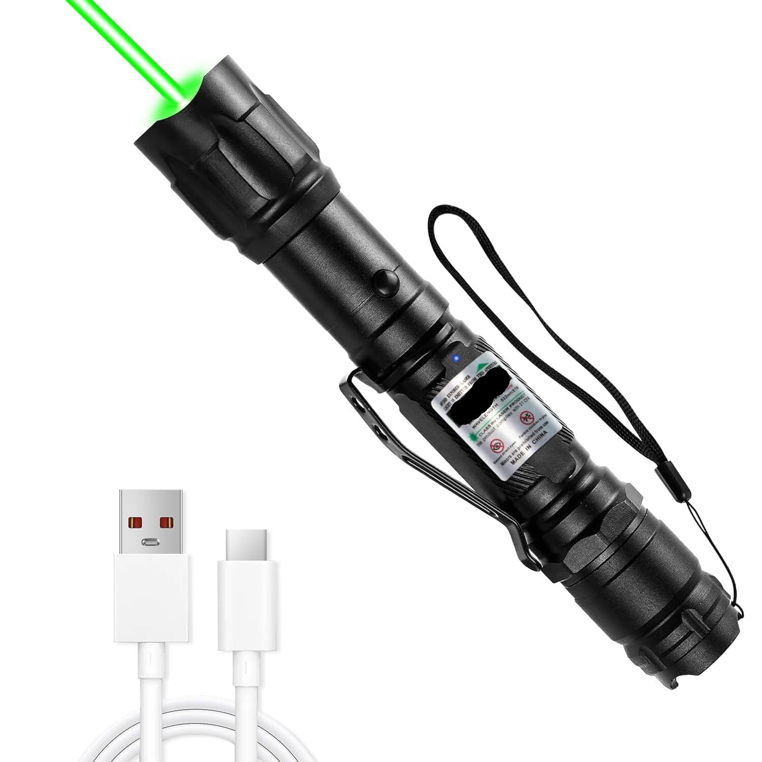 [Professional] Rechargeable Green Line Light Flashlight Long Distance Range for TV/LED/LCD ...