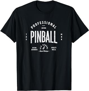 Professional Retro Pinball Old School Vintage T-Shirt - Walmart.com