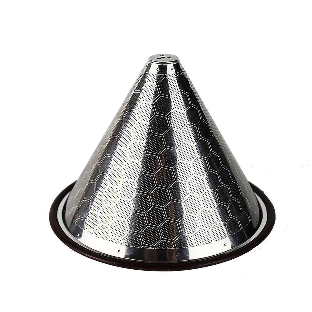 Professional Reusable Pour Over Coffee Dripper - Stainless Steel Filter ...