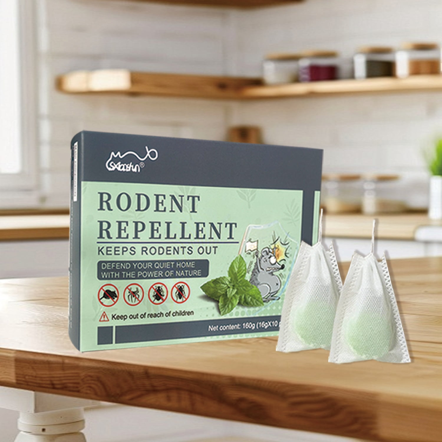 Professional Rodent Control Pouches -10-Pack for Mice, Rats & Rodents ...