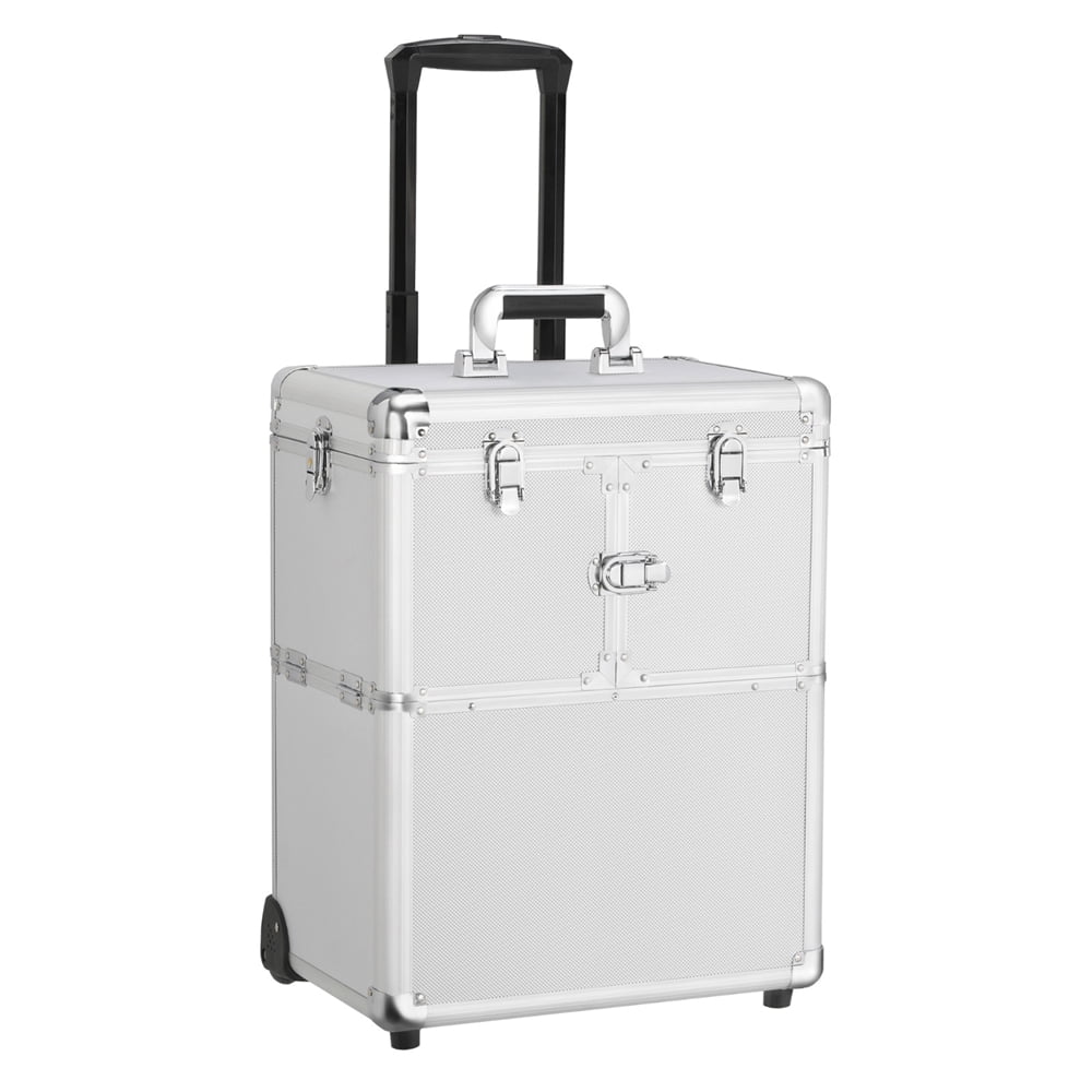 Professional Rolling Makeup Case Cosmetic Train Case Trolley Beauty ...