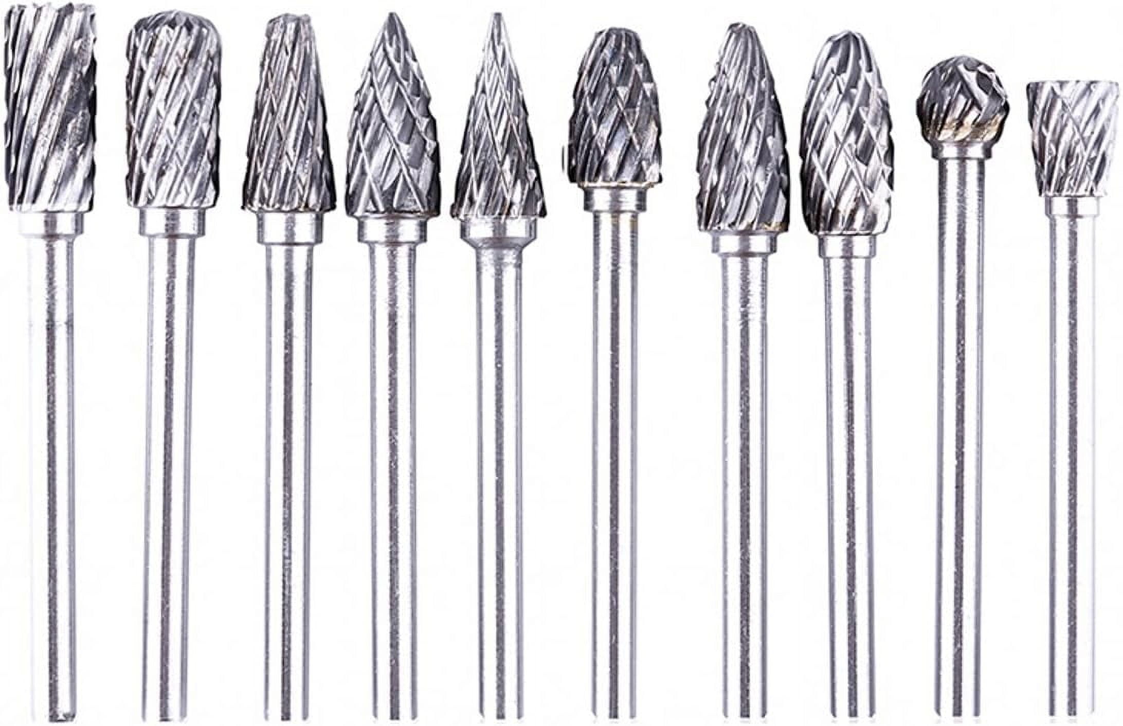 Professional Rotary Burr Set, Double Cut Tungsten Carbide Steel Milling ...