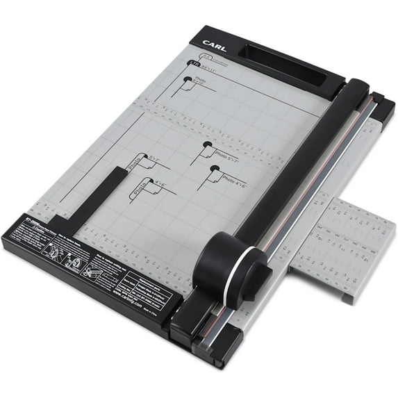 Professional Rotary Paper Cutter with Clear Window – 12" Trimmer with ...