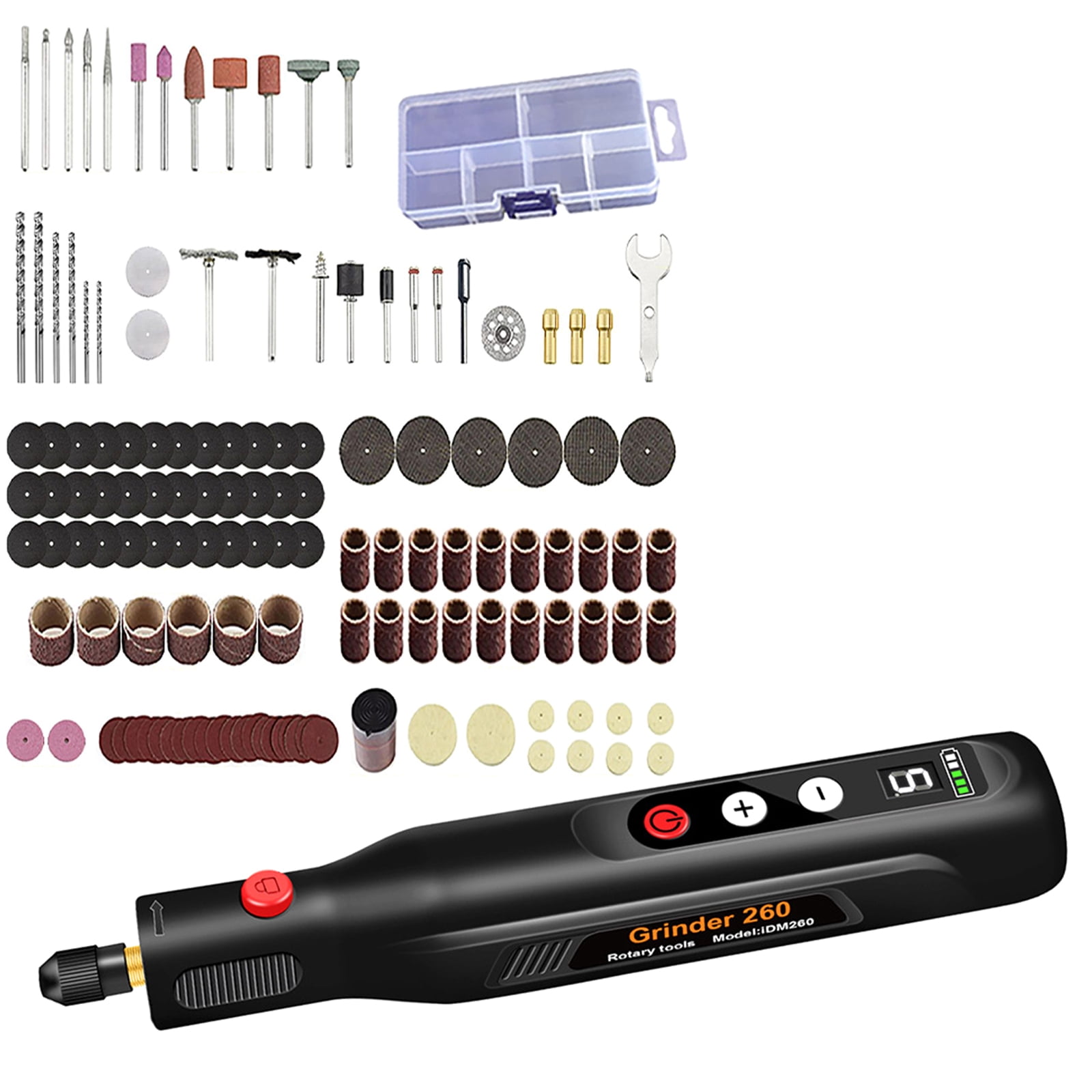 Professional Rotary Tool Set Featuring LED Light Chucks Quick Changing ...