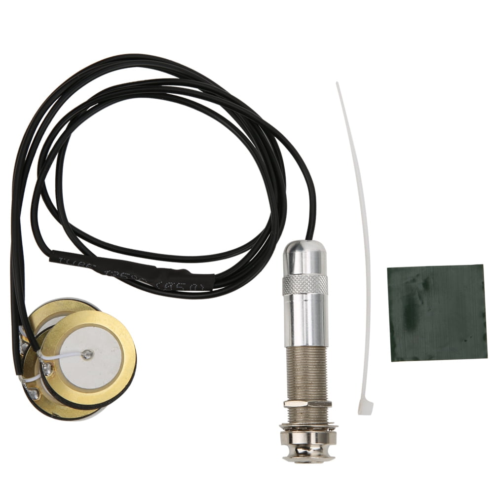 Professional Round Guitar Pickup Transducer Microphone Acoustic Ukulele ...