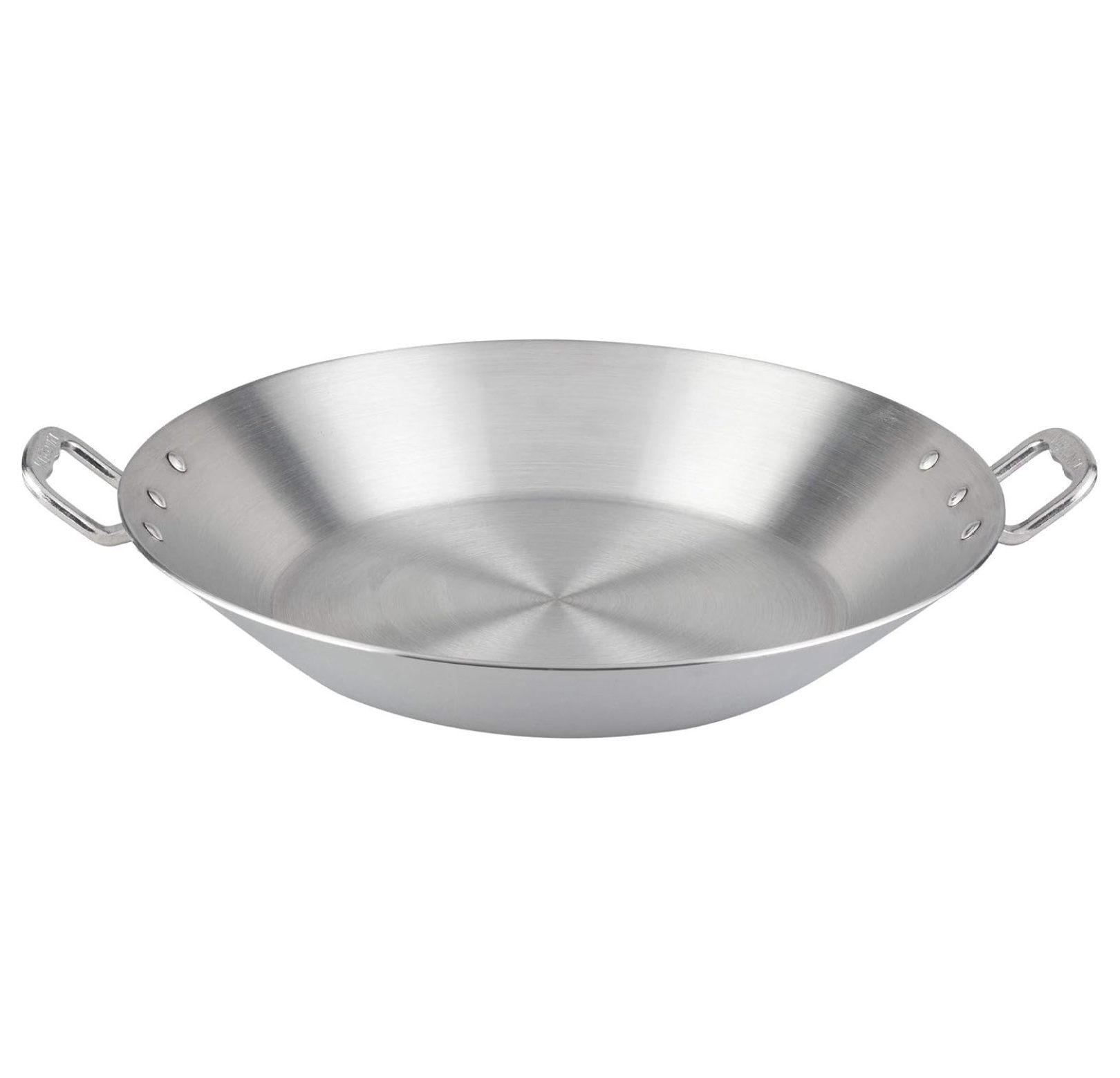 Professional Round Paella Pan(20 Inch) 100% Aluminum Pan with NSF ...