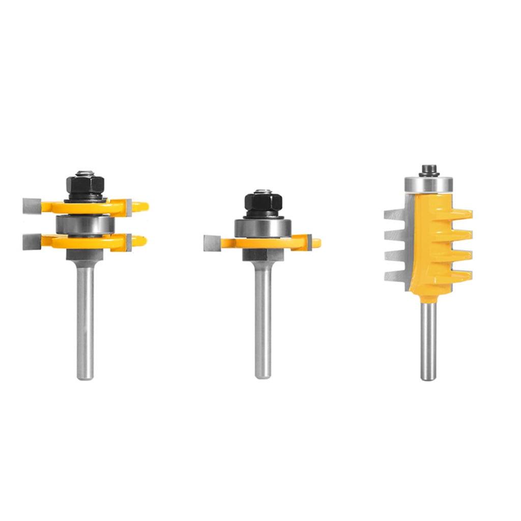 Professional Router Bit Set 1/2 1/4 Shank High Impact Strength Carbide ...