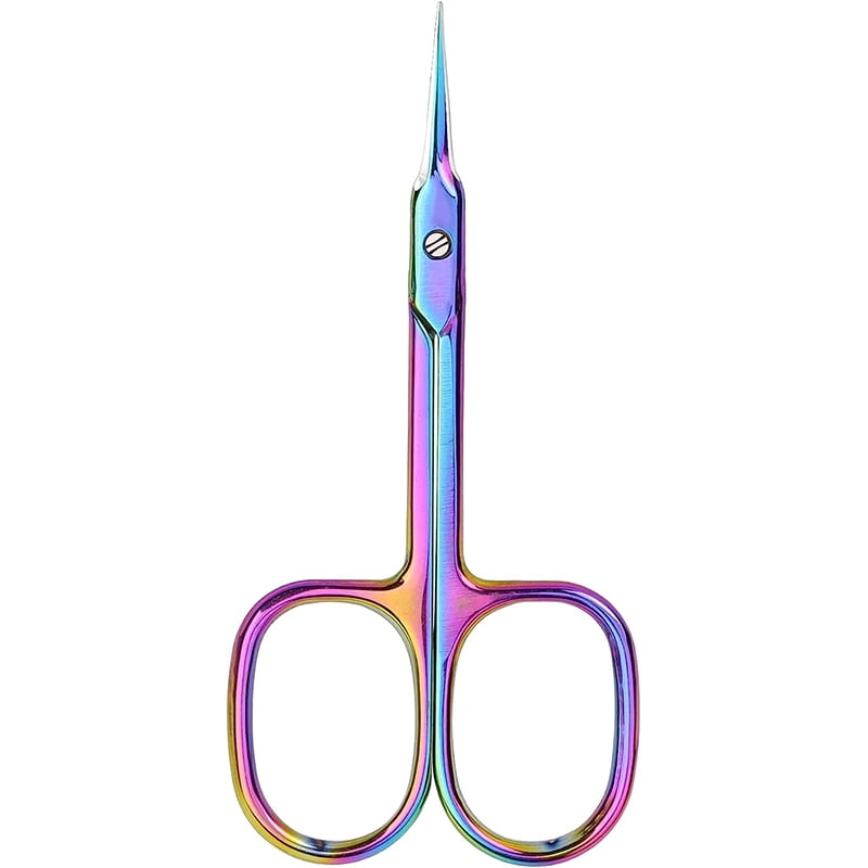 Professional Russian Manicure Scissors, Stainless Steel, Curved, for ...