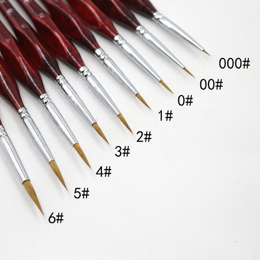 Professional Sable Hair Ink Brush Paint Art Brushes for Drawing Gouache ...