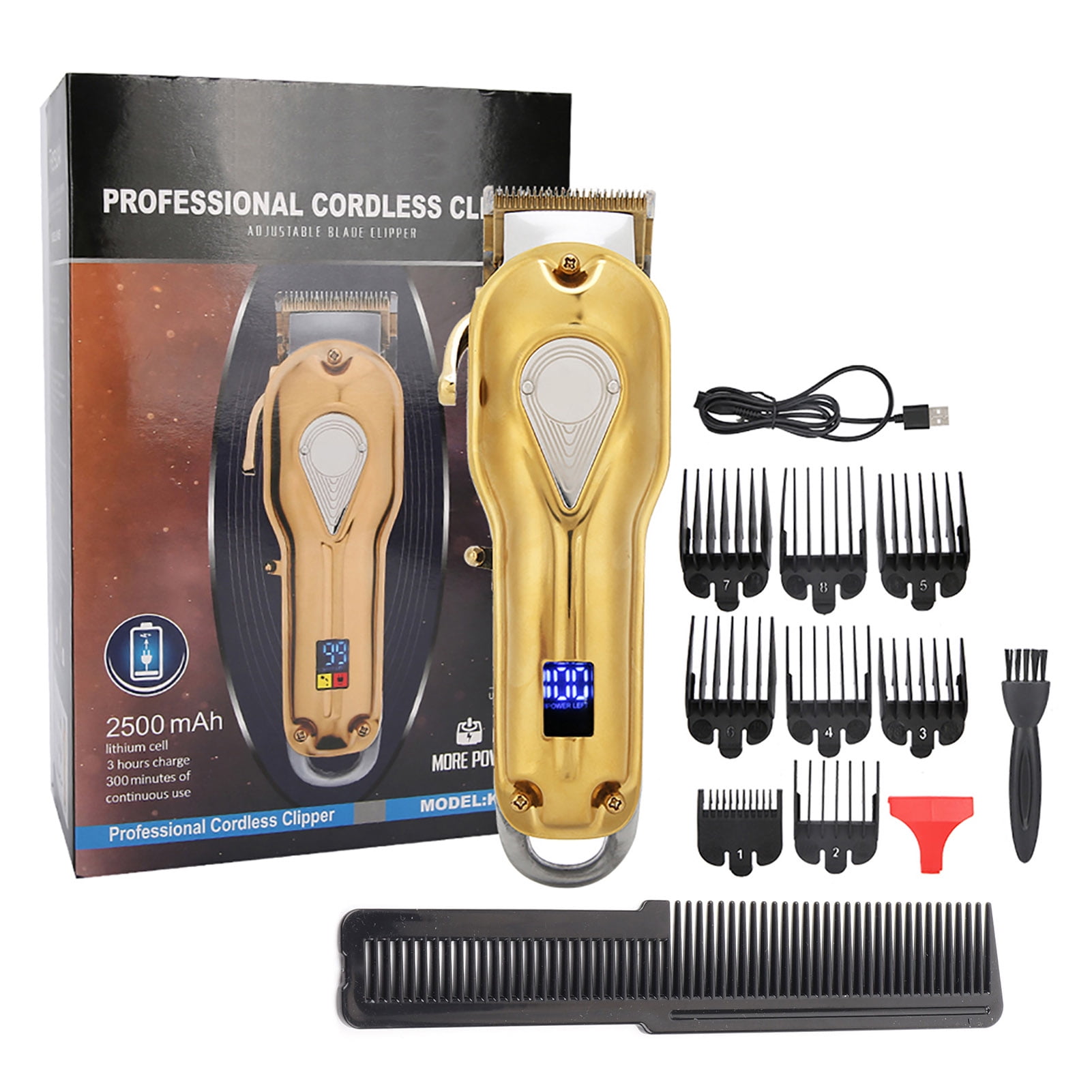 Professional Salon Electric Hair Clipper Household Hair Trimmer Cutting ...