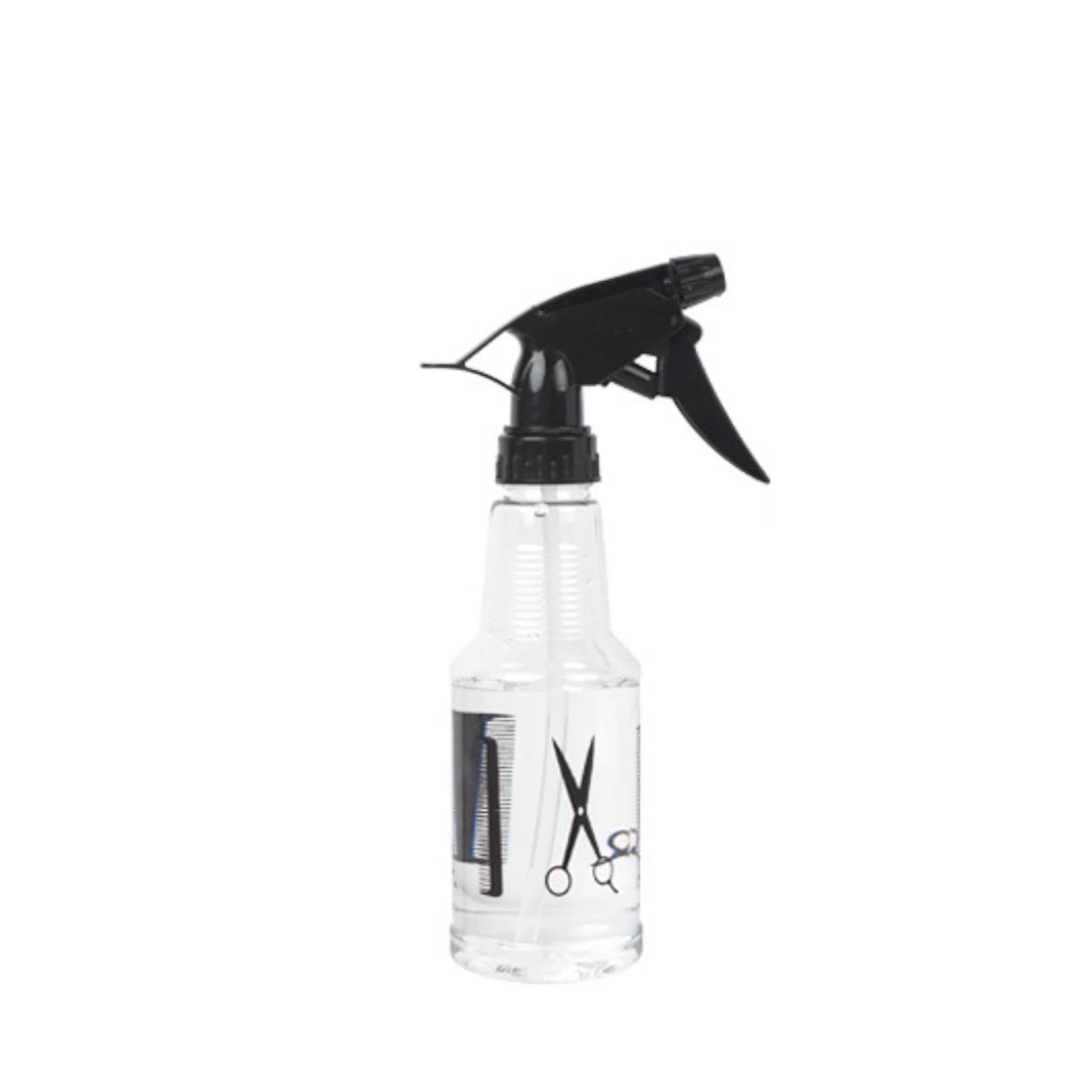 Professional Salon Hair Mist Spray Bottle, 300ml Clear Plastic with ...