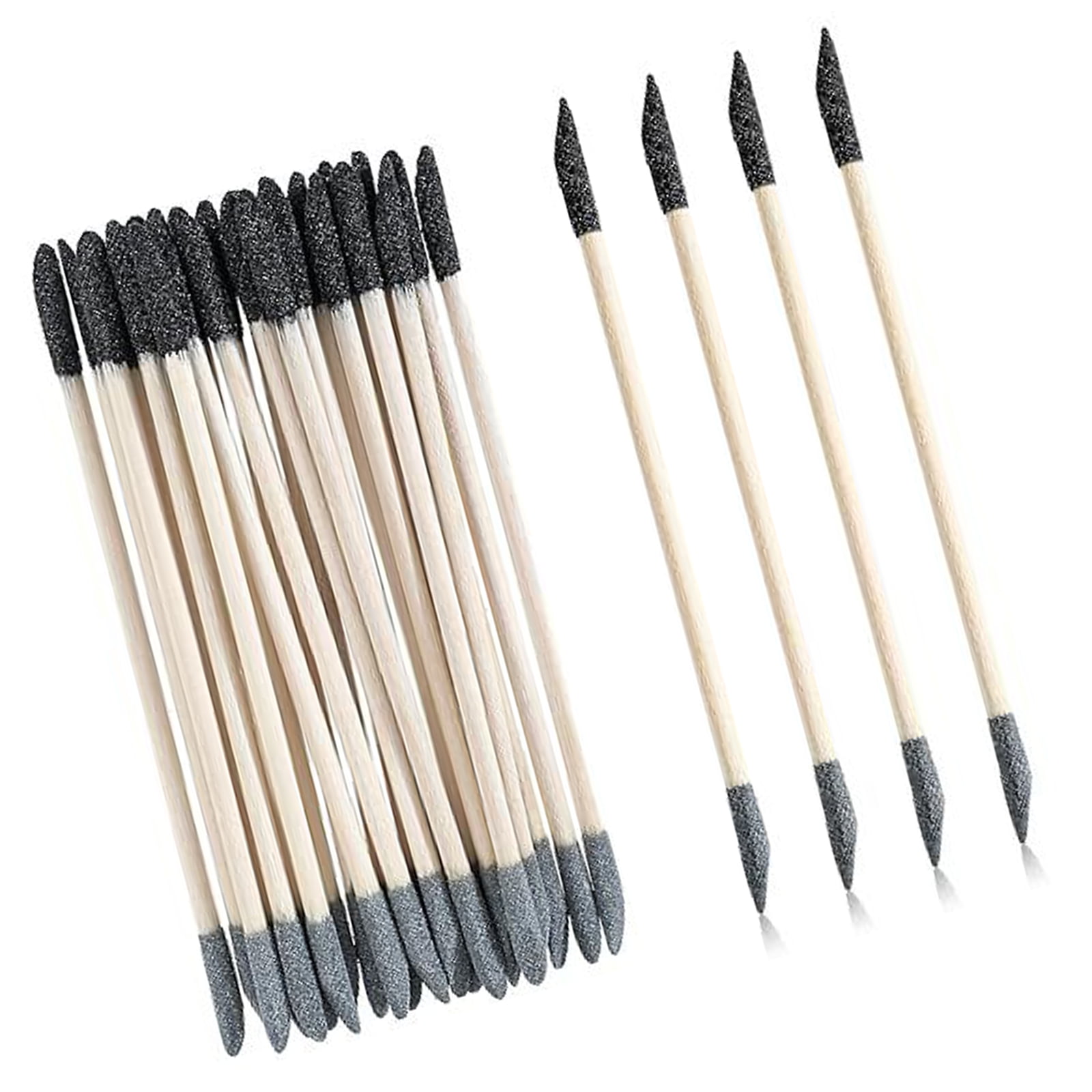 Professional Sanding Sticks 20/30/60Pcs Fine Grit Sandpaper Sticks 150 ...