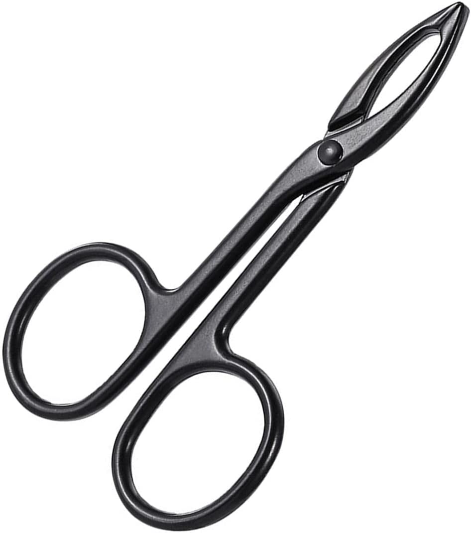 Professional Scissors Shaped Eyebrow Tweezers Nose Hair Clip Tweezer ...