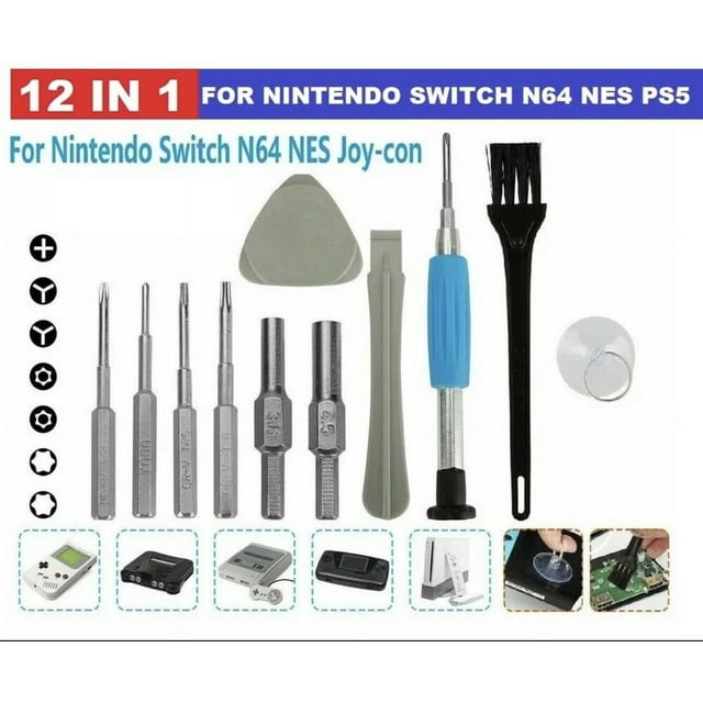 Professional Screwdriver Game Bit Repair Tools Kit for Nintendo Switch ...