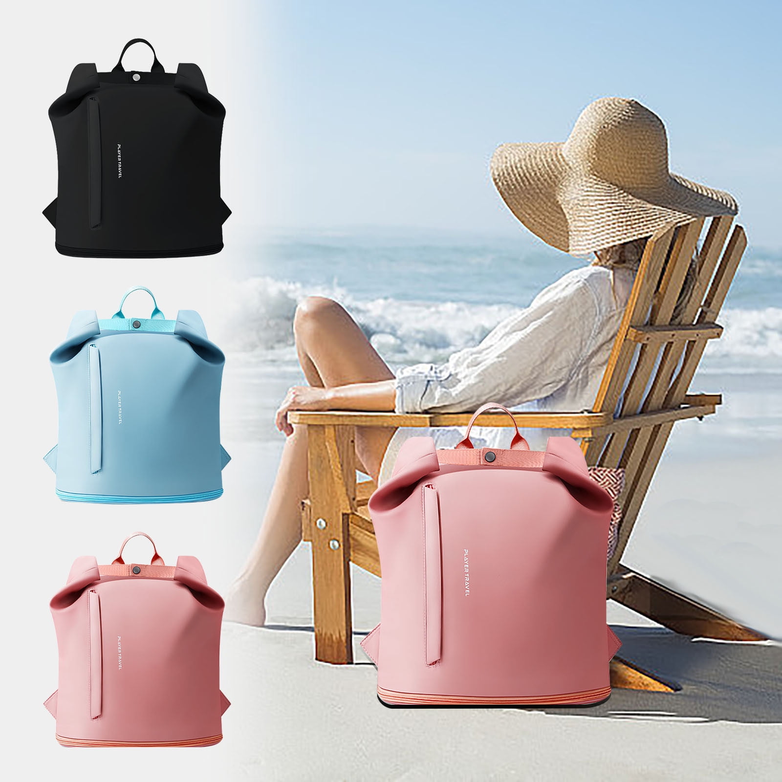 Angeler Beach Swim Backpack, Wet Dry Compartments, Mesh Design, Pool ...