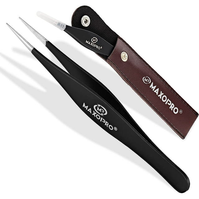 Professional Sharp Tweezers Pointed Tip | Stainless Steel, Fine Tip ...