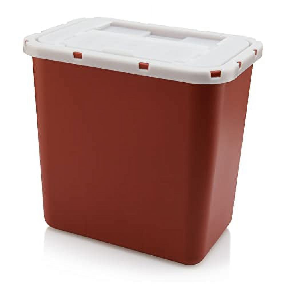 Professional Sharps Container 2 Gallon | Large Puncture Resistant ...