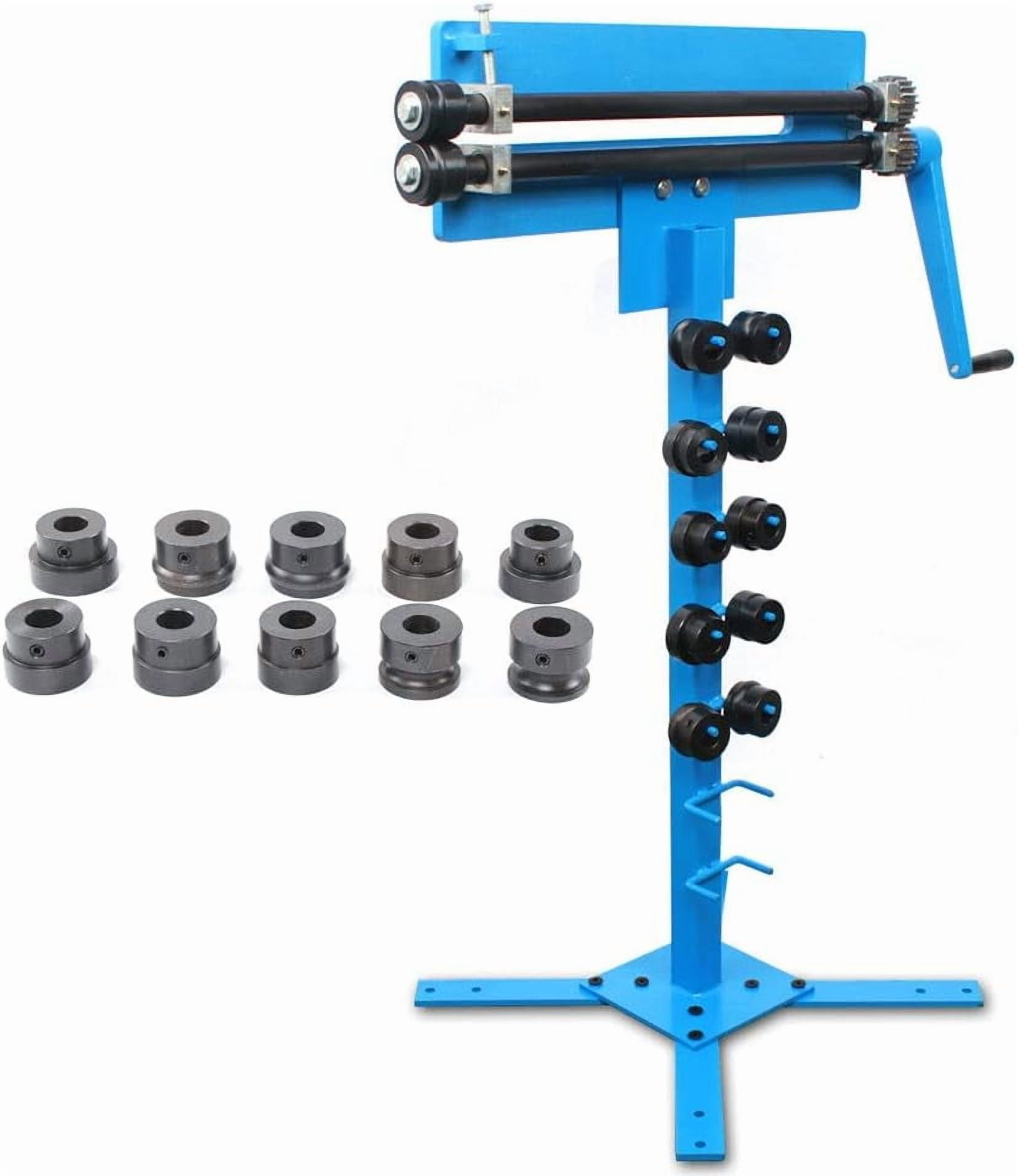 Professional Sheet Metal Bead Roller Machine 1.2mm Gear Drive Bench ...