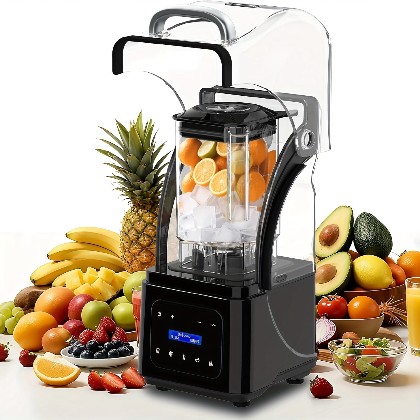 Professional Silent Blender with 61oz Intelligent Settings | 5 Auto ...