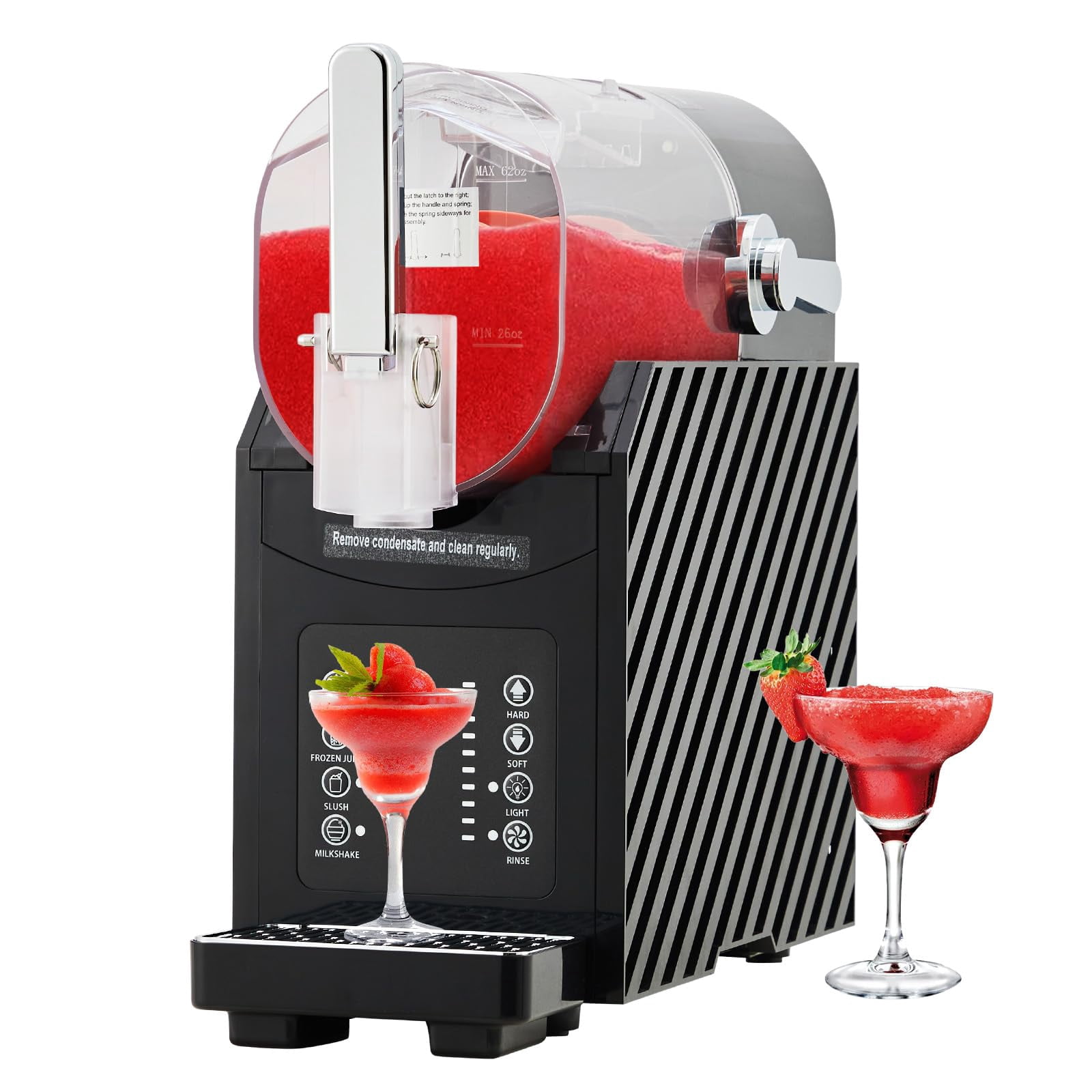 Professional Slushie Maker 84oz - 3-in-1 Frozen Drink Machine with Auto ...
