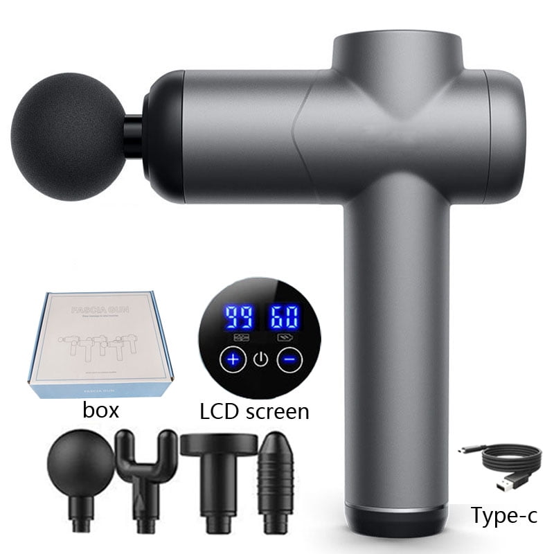 Professional Smart Massage Gun Body Neck Back Muscle Relaxer Electric ...