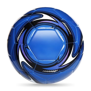 Size 5 Professional Training Soccer Balls PU Leather Black White ...