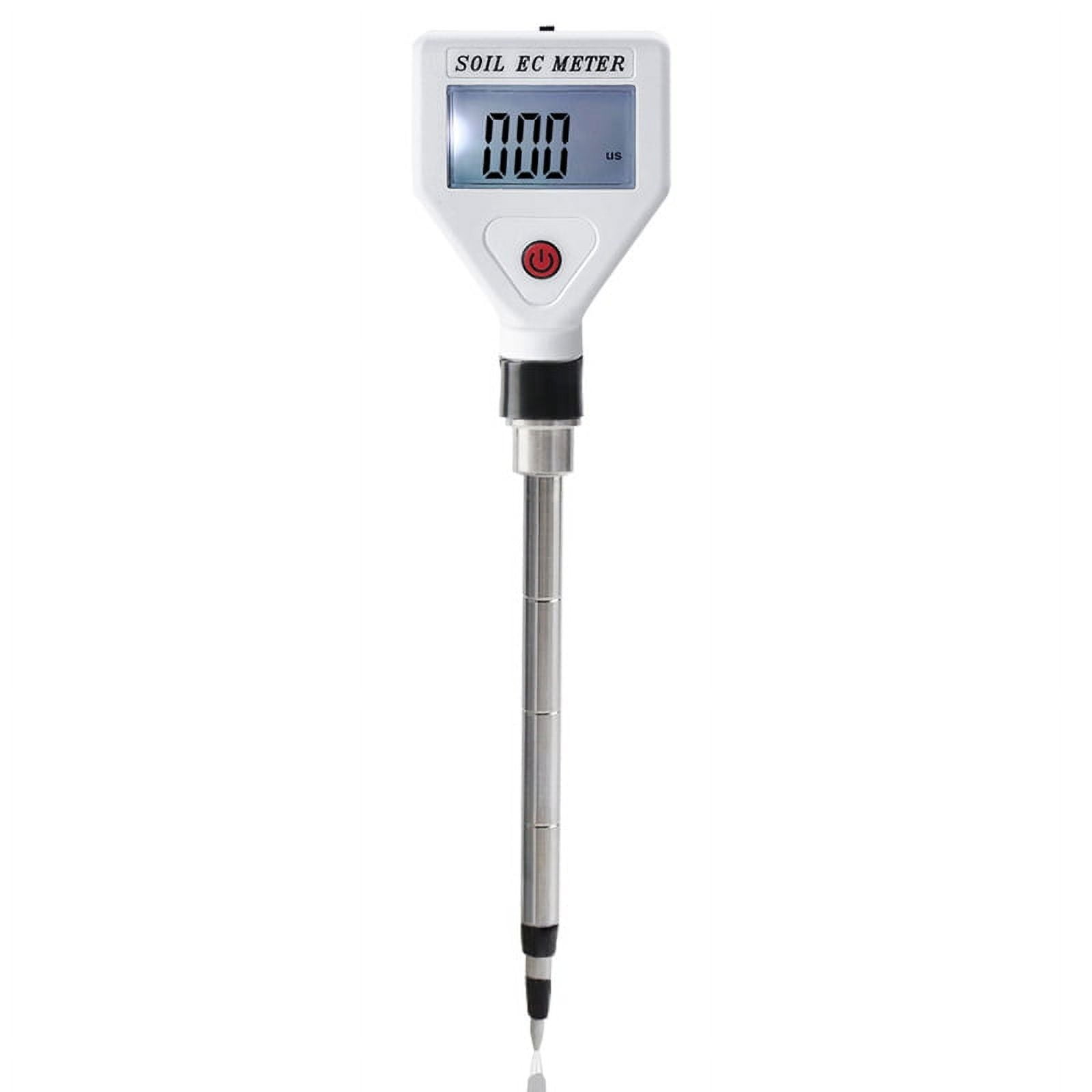 Professional Soil EC Meter 0-1999Us/cm High Precision Metal Probe ATC ...