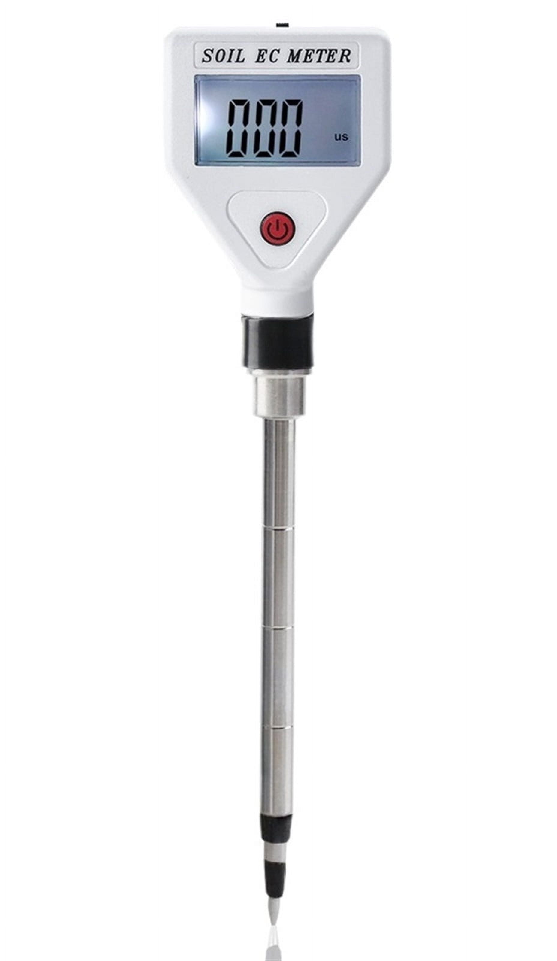 Professional Soil EC Meter 0-1999us/cm High Precision Metal Probe ATC ...