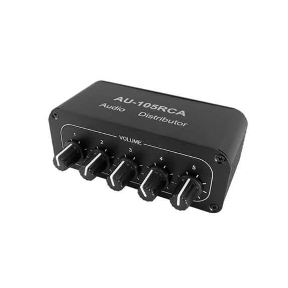 AOOOWER Professional Sound Amplifiers Module 5 Output Metal Housing Two ...