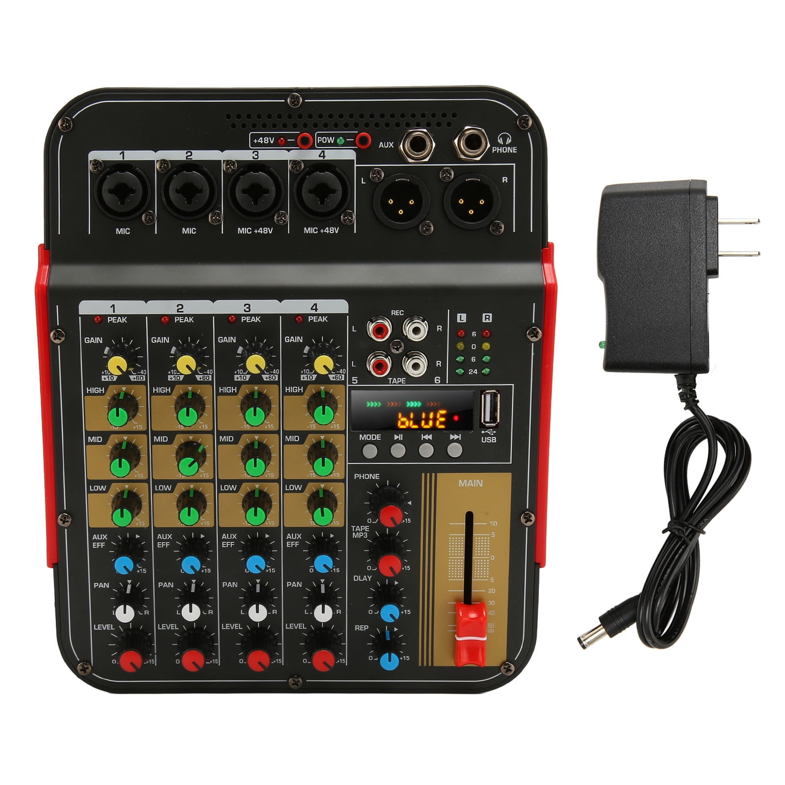 Professional Sound Mixer Bluetooth USB MP3 Playback Built in DPS Sound ...