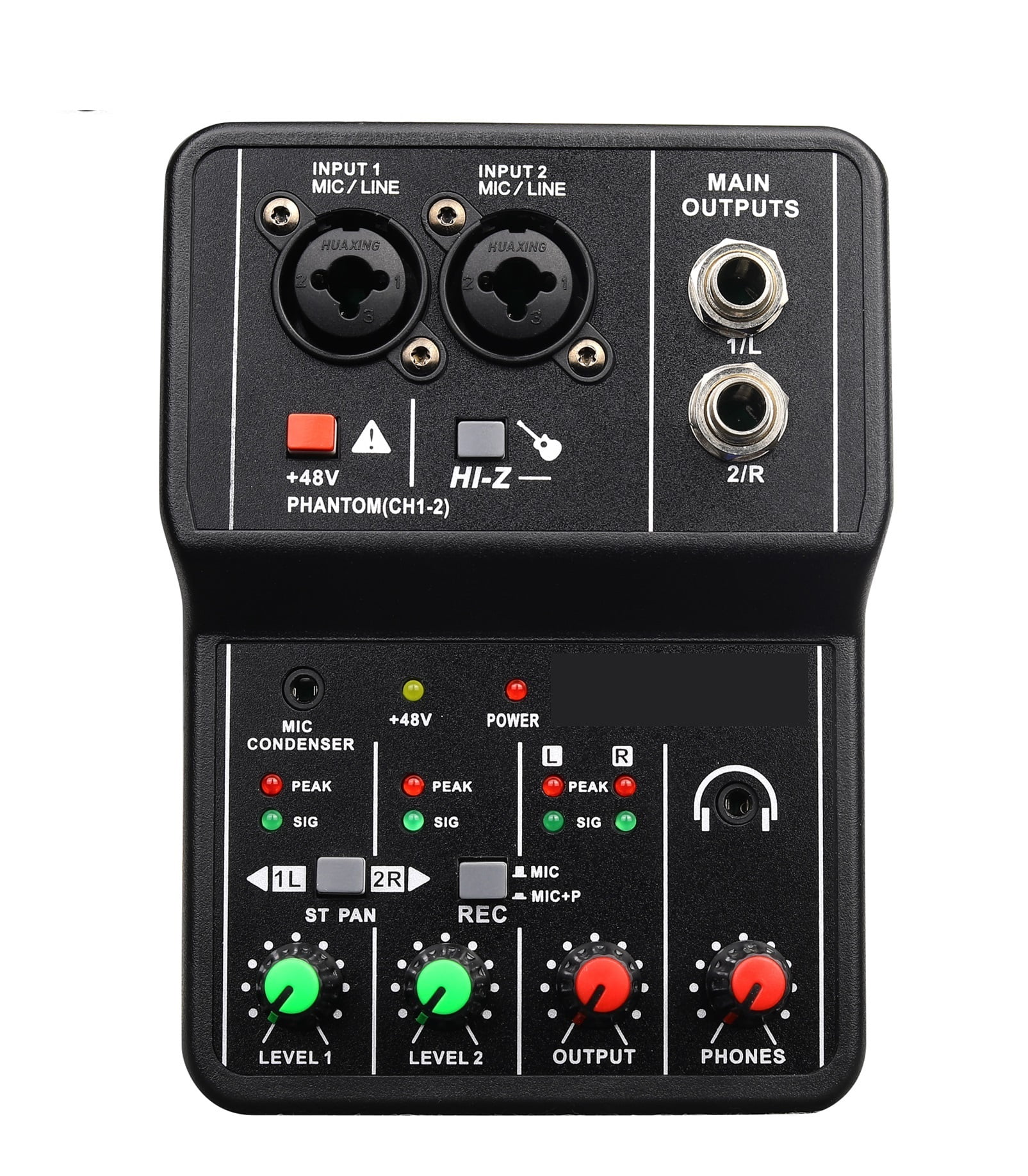 Professional Sound Mixer with Monitor Electric Guitar Live Broadcast ...