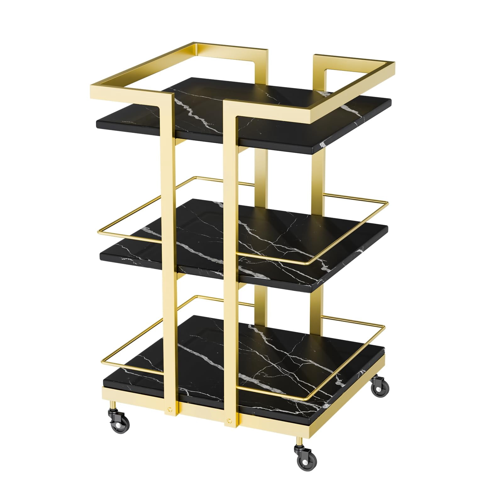 Professional Spa Cart on Wheels, Rolling Esthetician Trolley for Salon ...