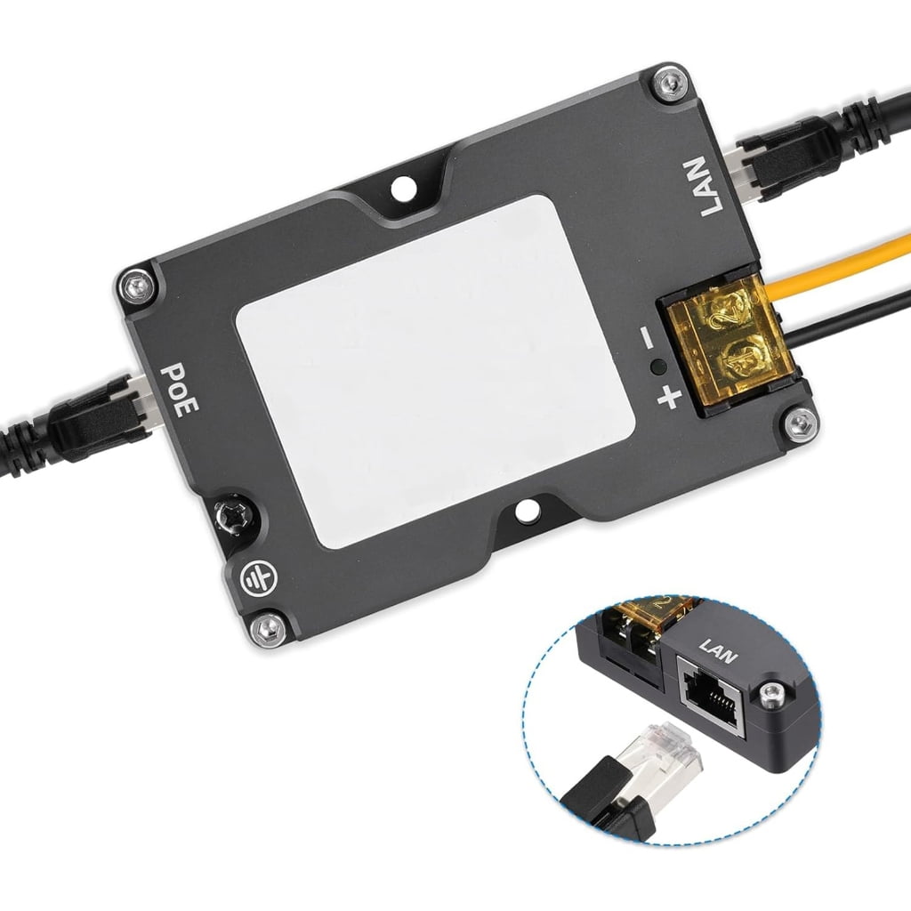 Professional Space Saving PoE Power Injector with Gigabit Speed Support ...