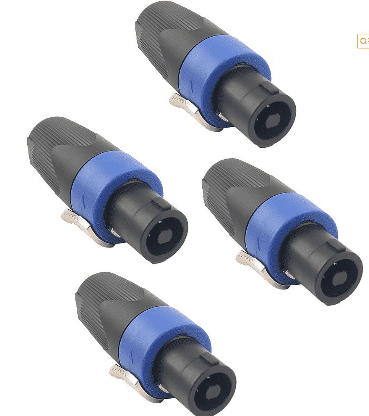 Professional SpeakOn Speaker Adapter Connectors 4 Pole Plug Twist Lock ...
