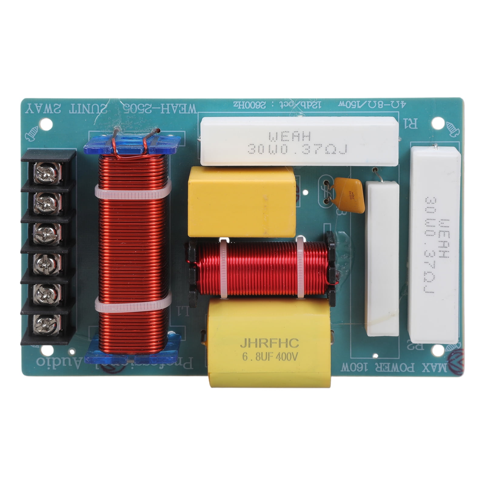 Professional Speaker Crossovers Kit, 2 Way Frequency Divider for Superior Sound Claritys in Home ...