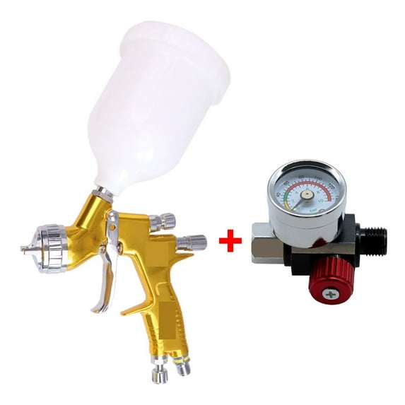 Professional Spray Gun Pro Painting Gun TE20/T110 1.3/1.8mm Nozzle ...
