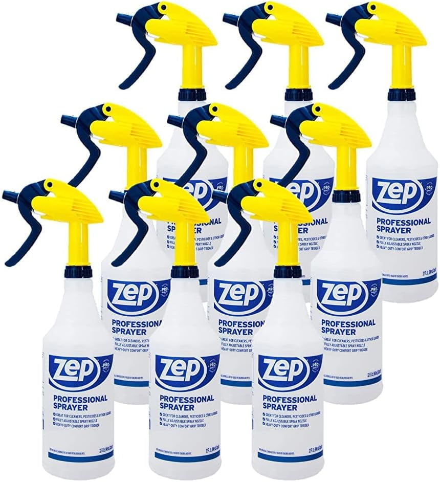 Professional Sprayer Bottle - 32 oz (Case of 9) - HDPRO9 - Versatile ...