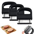 Professional Spring-Loaded Meat Tenderizer with 48 Stainless Steel ...