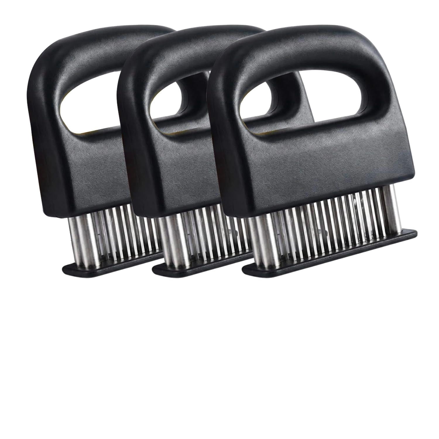 Professional Spring-Loaded Meat Tenderizer with 48 Stainless Steel ...