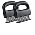 Professional Spring-Loaded Meat Tenderizer with 48 Stainless Steel ...