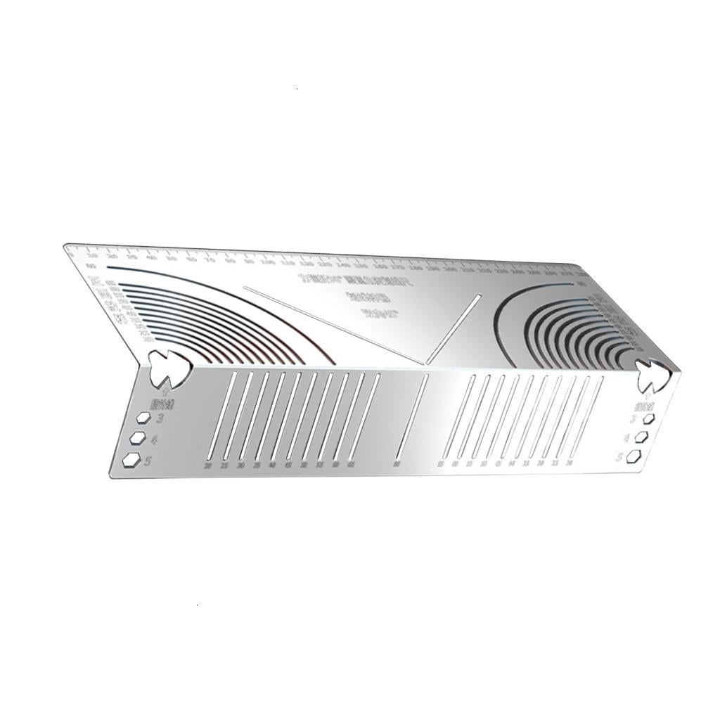 Professional Square Tube Notching Template Tool with Adjustable ...