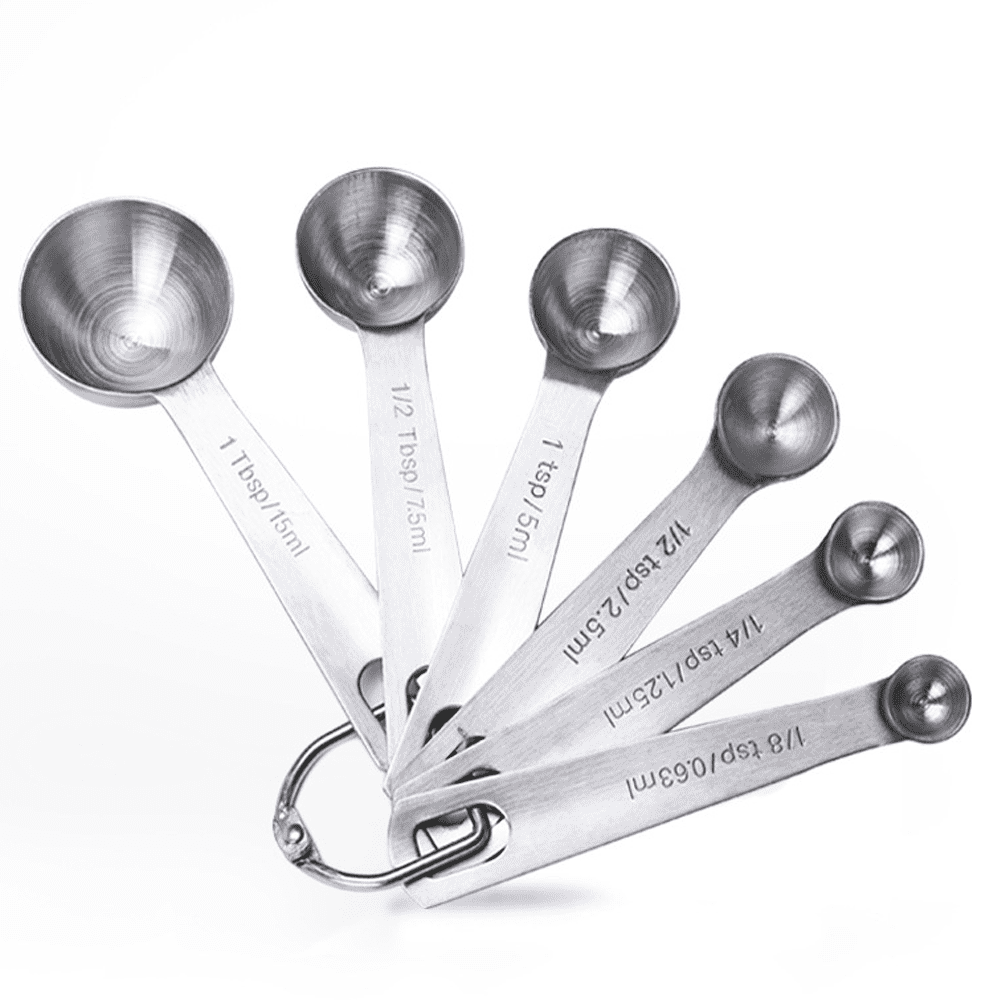 Professional Stainless Steel Measuring Spoons, Heavy Duty Set for ...