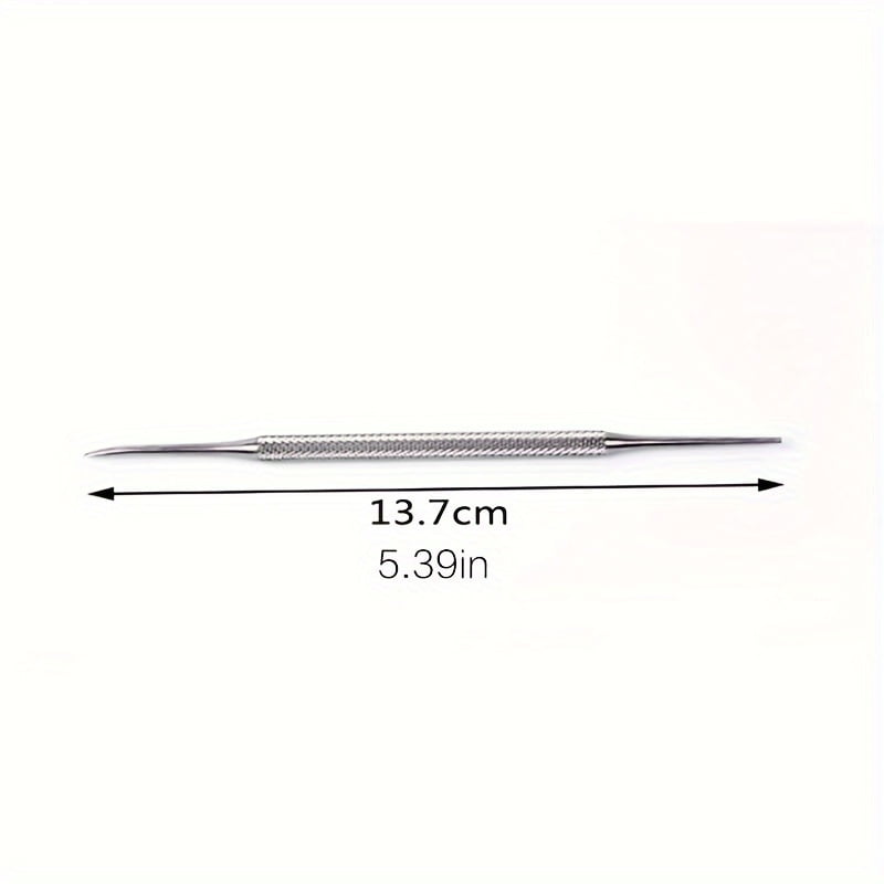 Professional Stainless Steel Nail Lifter and File, Dual-Headed Toenail ...