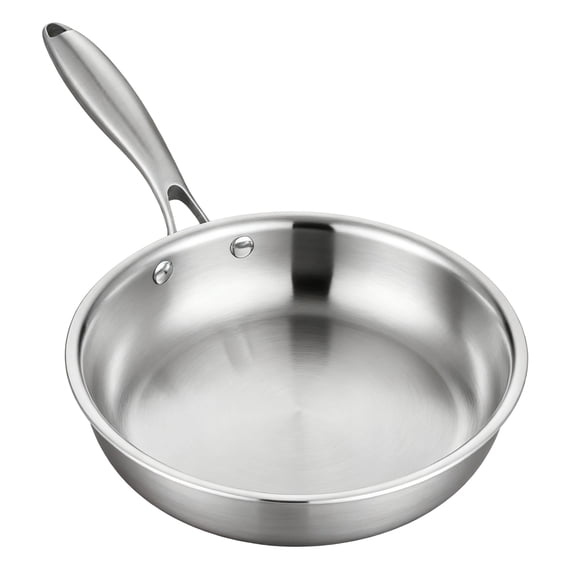 Professional Stainless Steel Nonstick Frying Pan With Even Heat ...