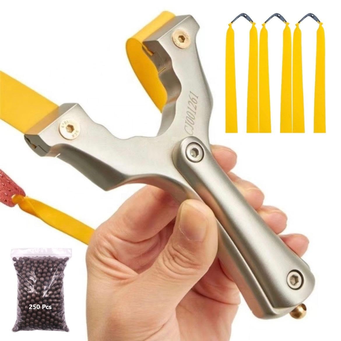 Professional Stainless Steel Simple Basic Catapult With Flat Latex ...