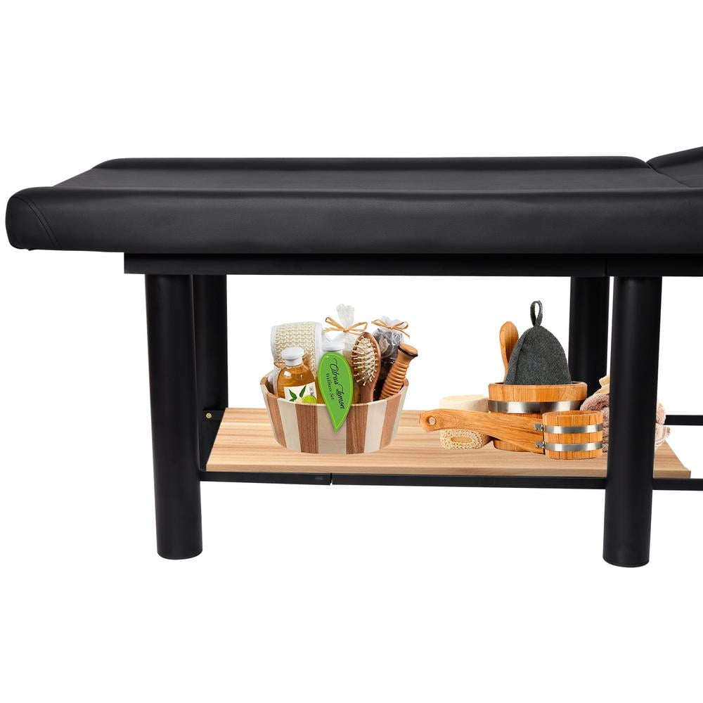 Professional Stationary Massage Table, Massage Bench Waxing Bed, Metal ...